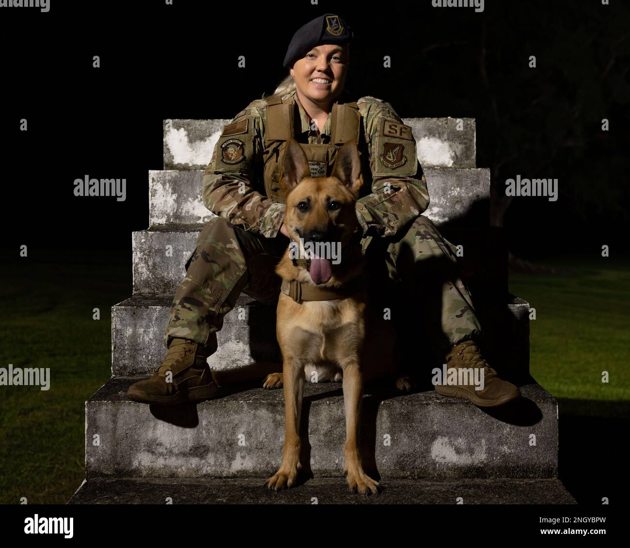 U.S. Air Force Staff Sgt. Shanna McCarter, 18th Security Forces ...