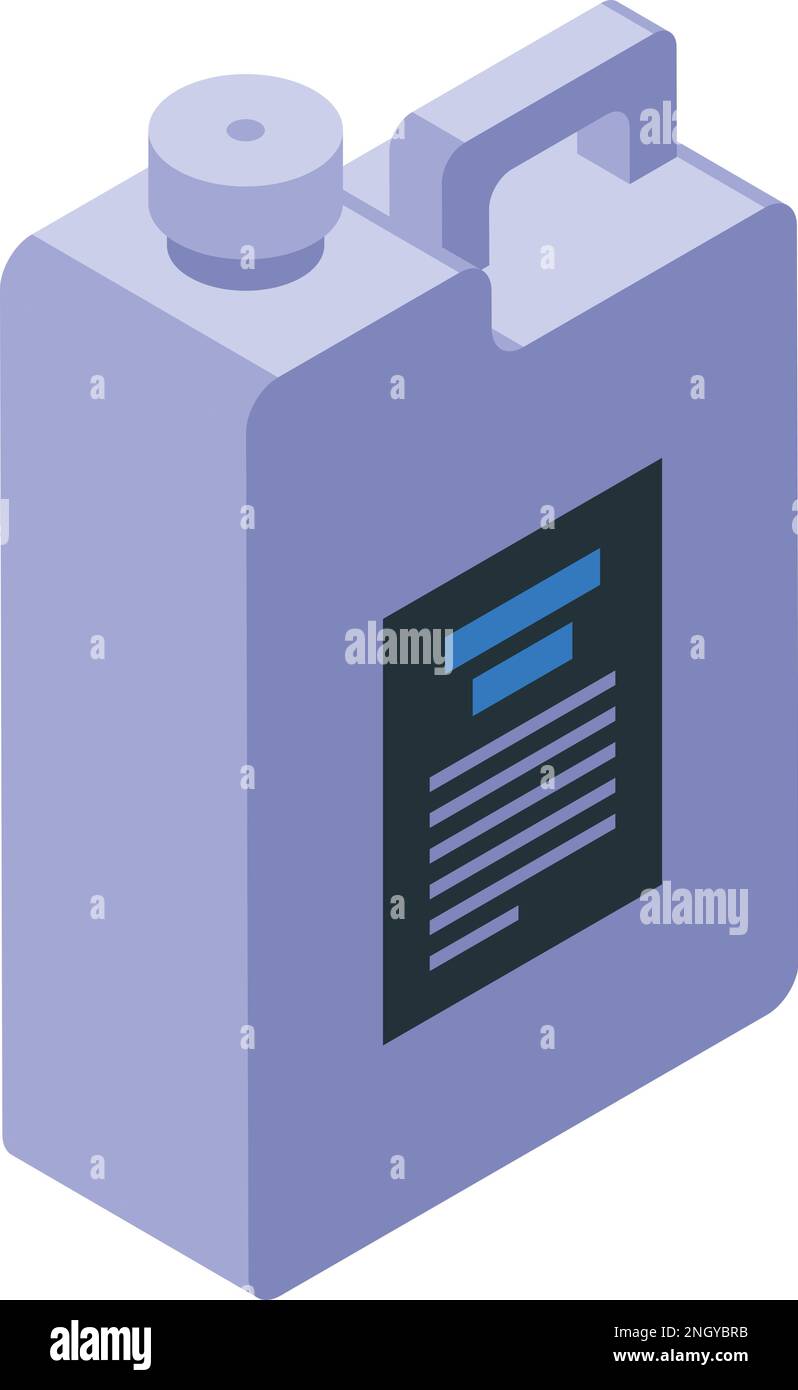 Canister epoxy resin icon isometric vector. Table design. Creative ...