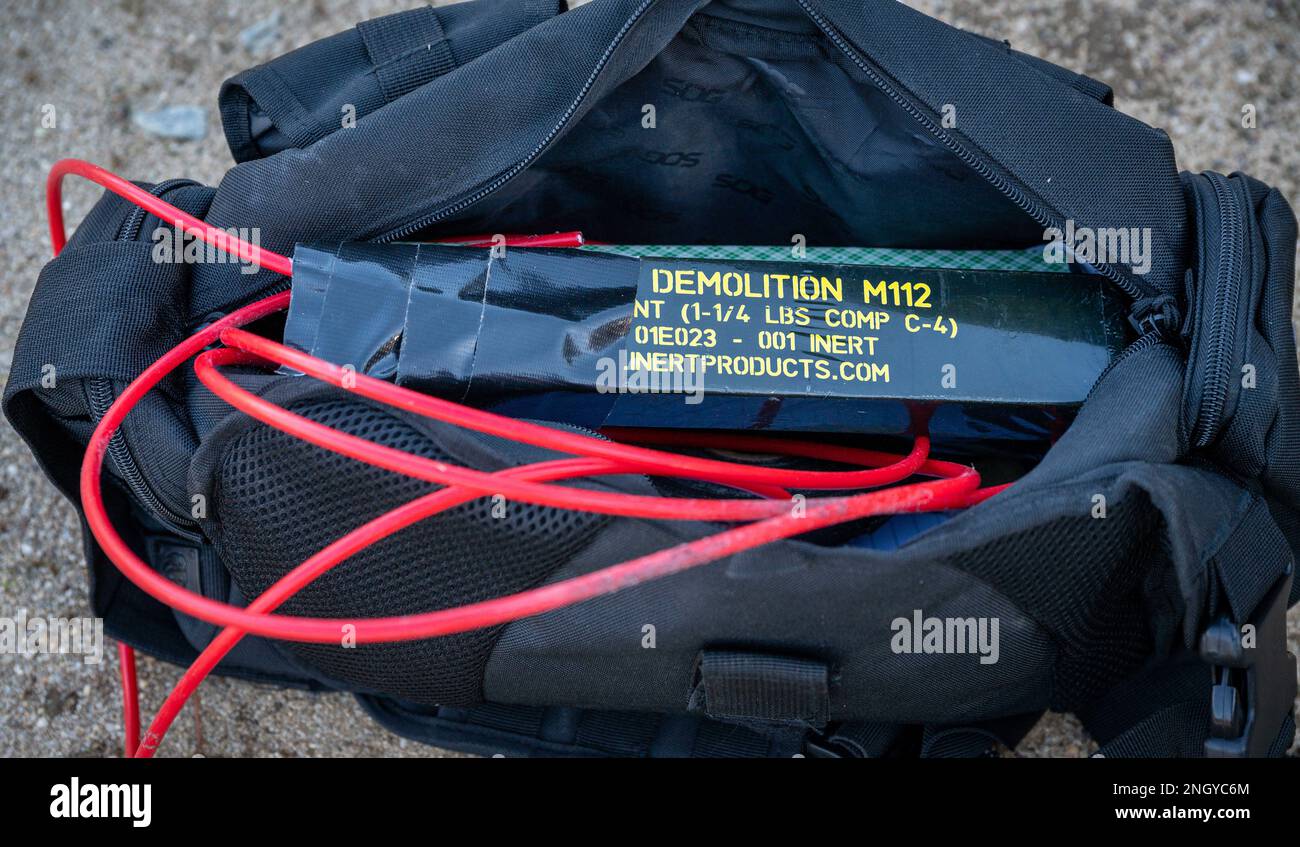 Airmen assigned to 4th Civil Engineer Squadron explosive ordnance ...