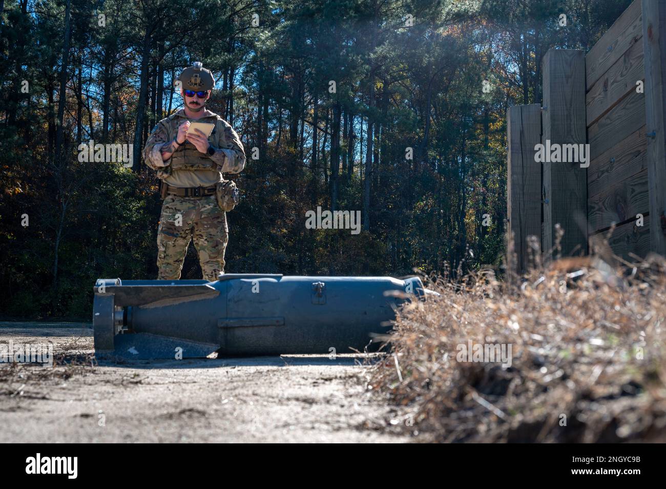 Staff Sgt. Adam King, 4th Civil Engineer Squadron explosive ordnance ...