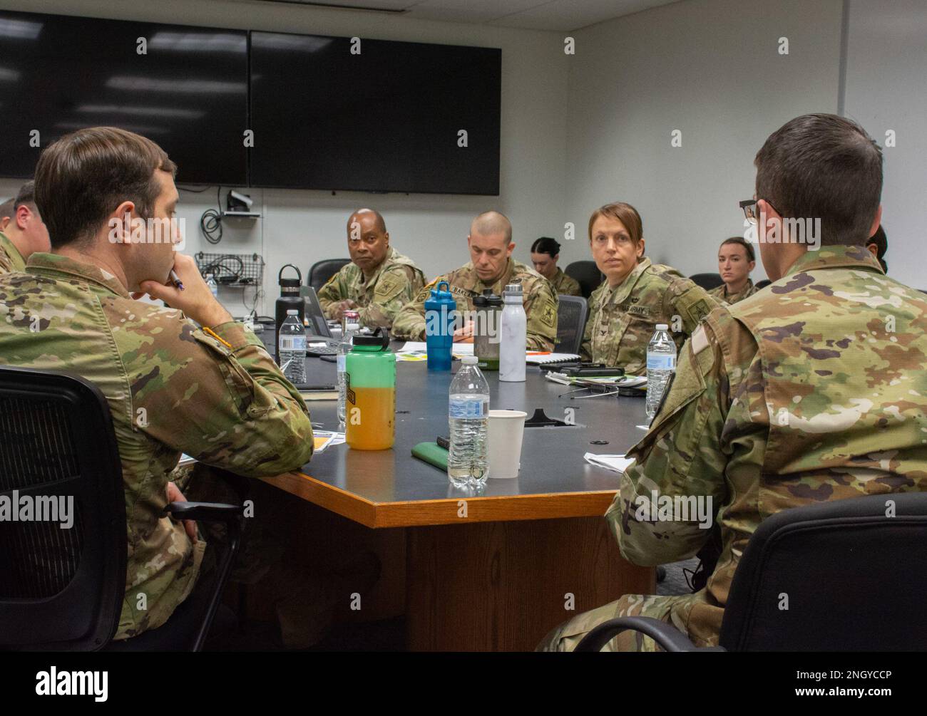 The Adjutant General of the U.S Army, BG Gregory Johnson, meets with ...