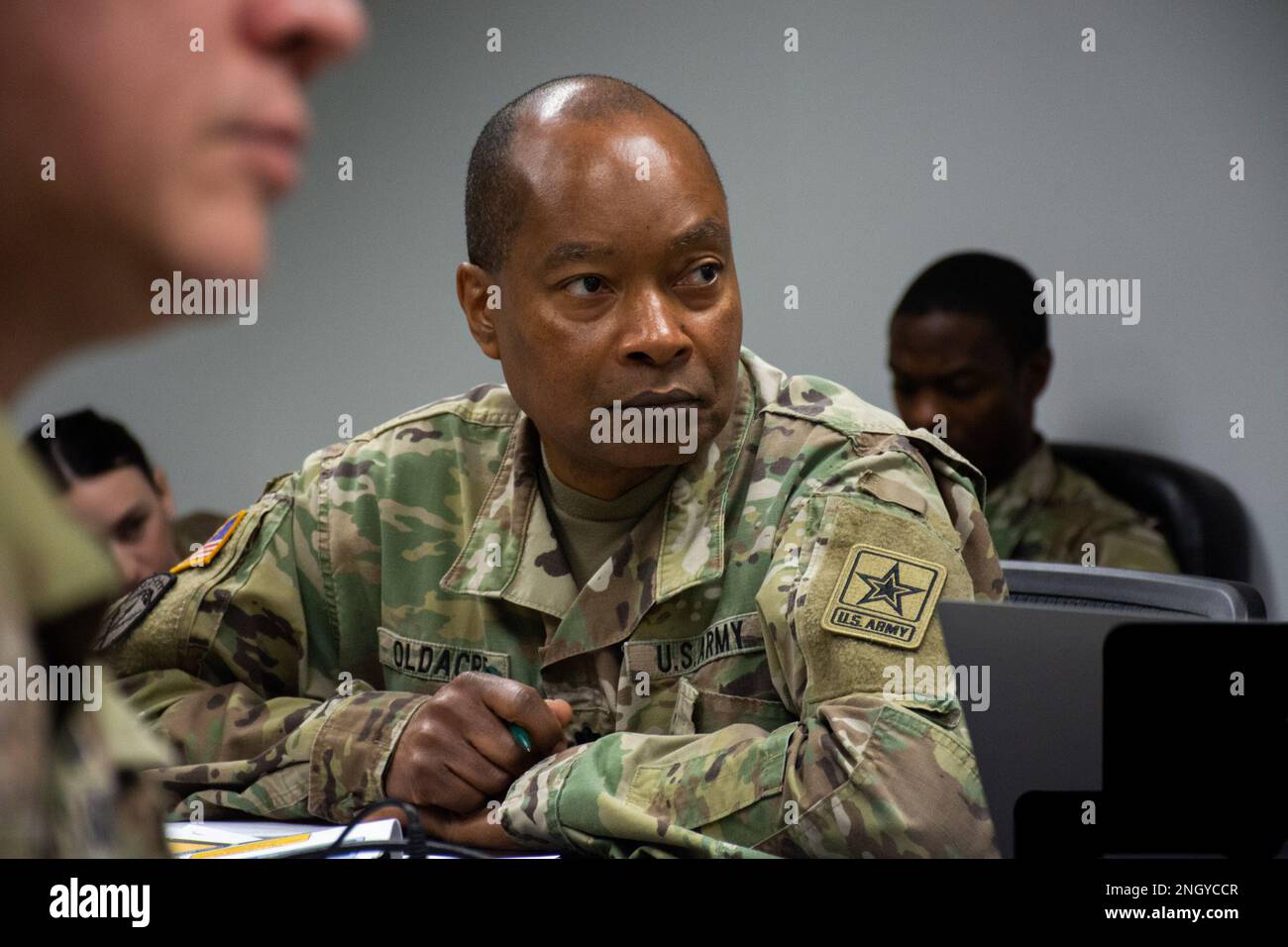 U.S. Army LTC Rohan Oldacre, of the G-1, FMD, Integrated Personnel and ...