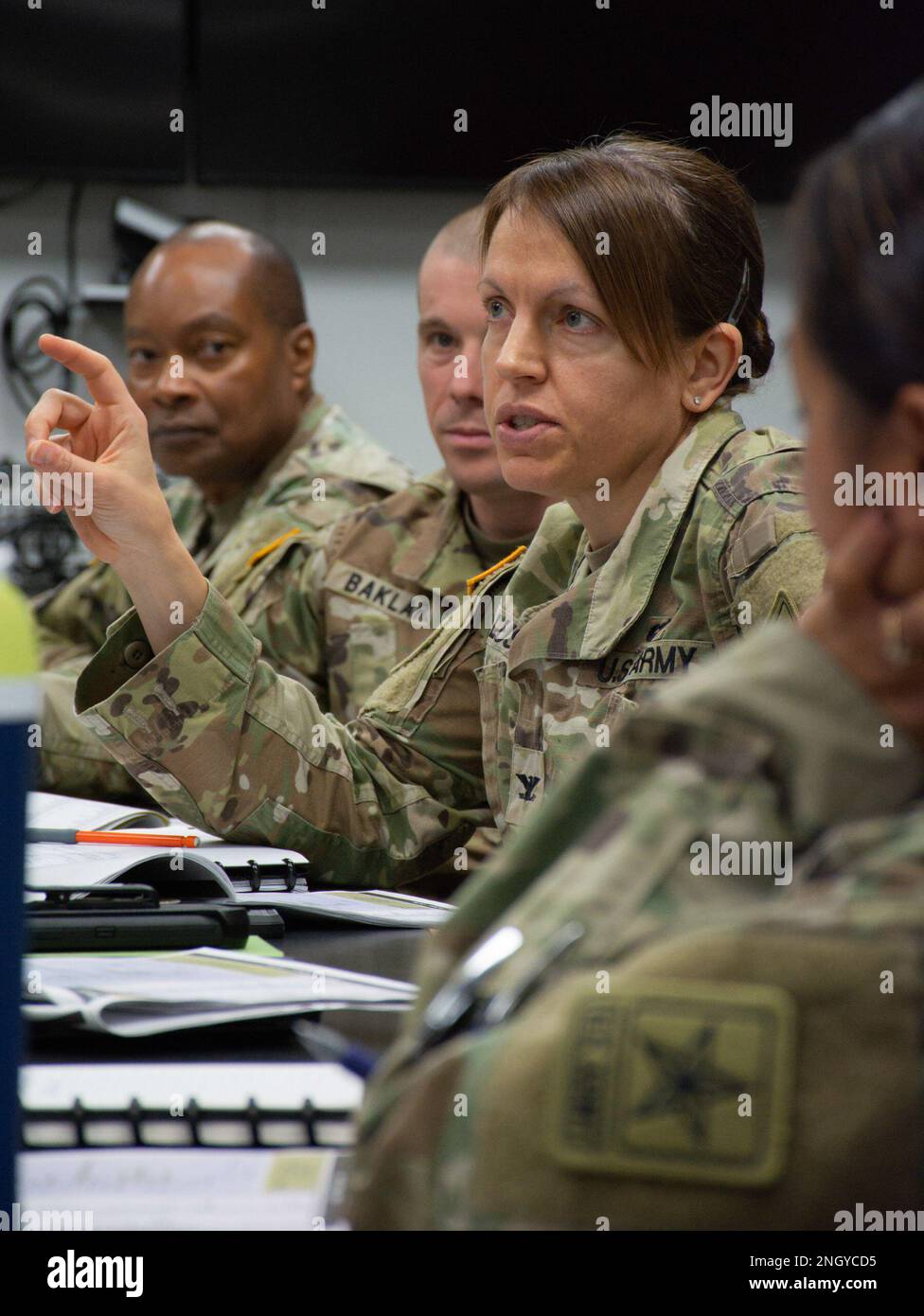 U.S. Army COL Becky Lust, of the G-1, FMD, Integrated Personnel and Pay ...