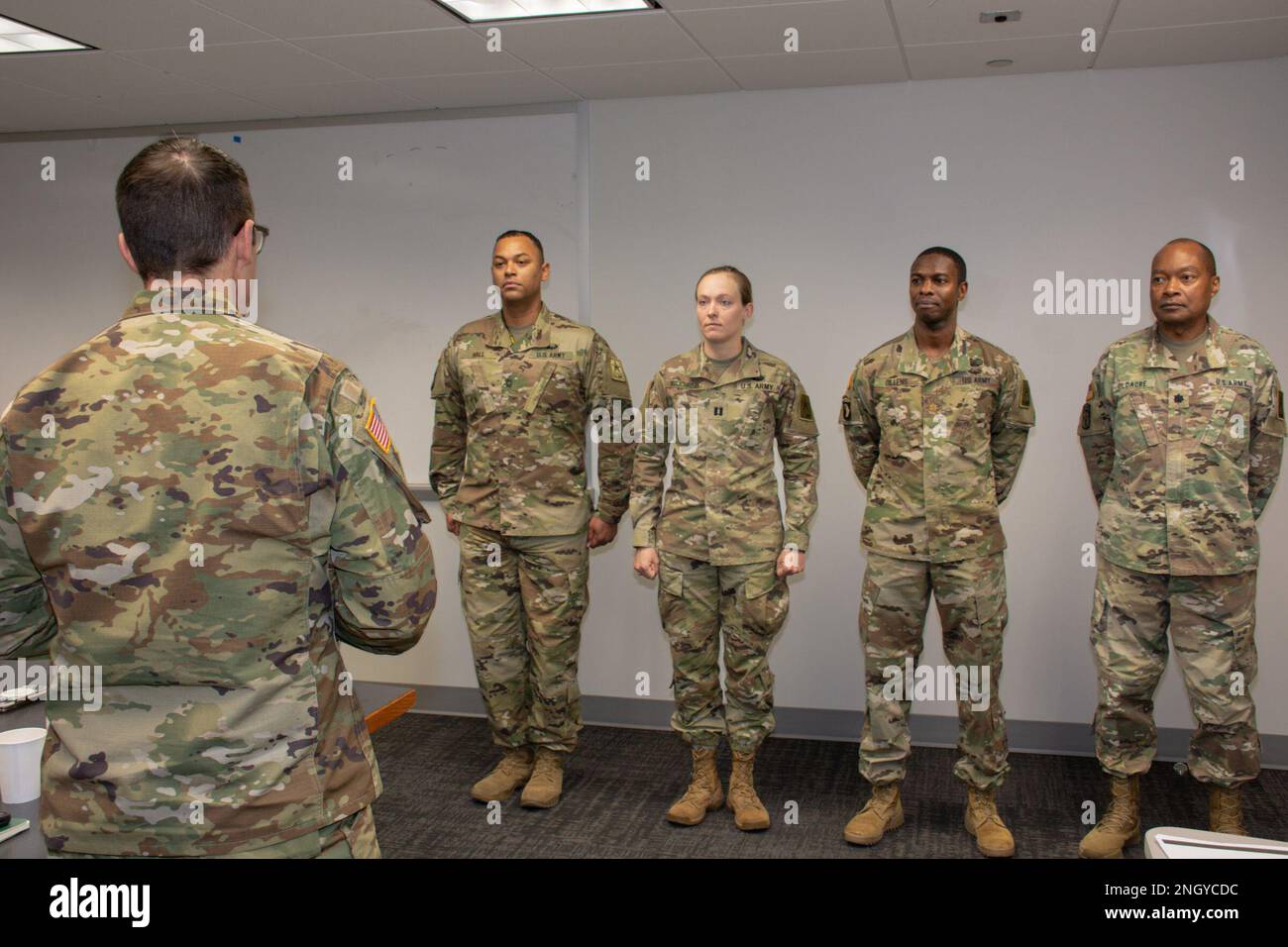 The Adjutant General of the U.S Army, BG Gregory Johnson, presents ...