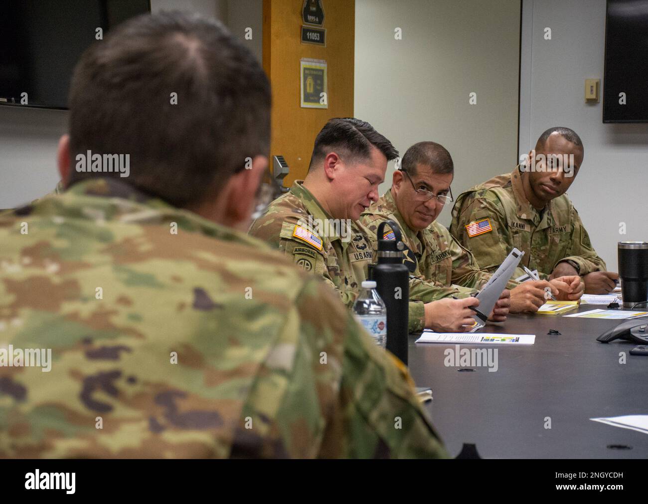 U.S. Army MAJ Olumide Akanni of the G-1, FMD, Integrated Personnel and ...