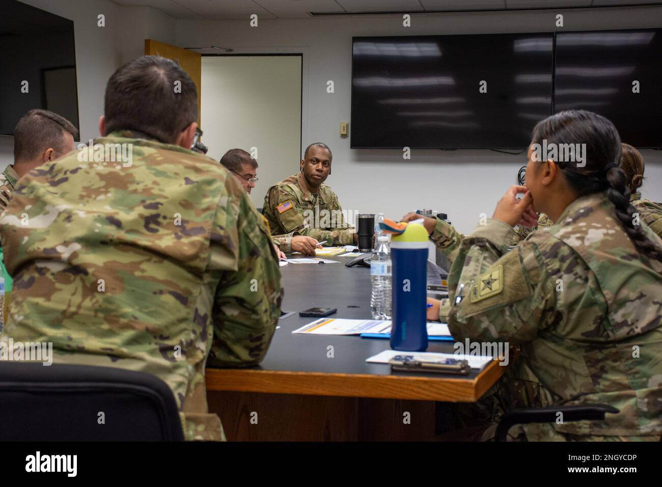 The Adjutant General of the U.S Army, BG Gregory Johnson, meets with ...