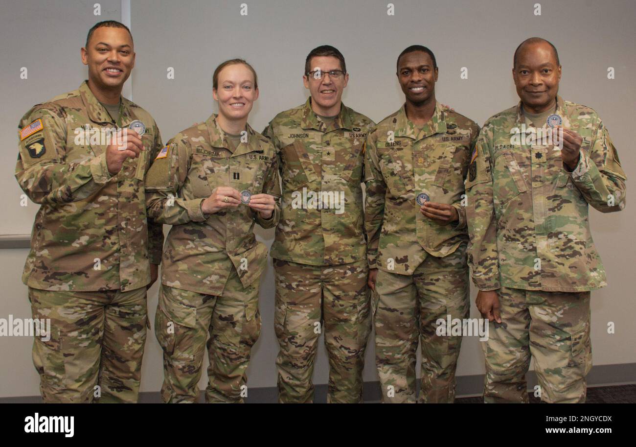 The Adjutant General of the U.S Army, BG Gregory Johnson, presents ...