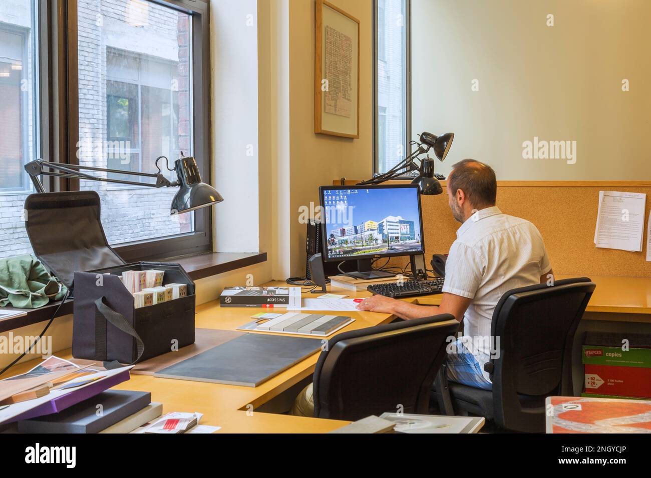 The architect Andre Ibghy of the firm Andre Ibghy Architects Inc at his ...