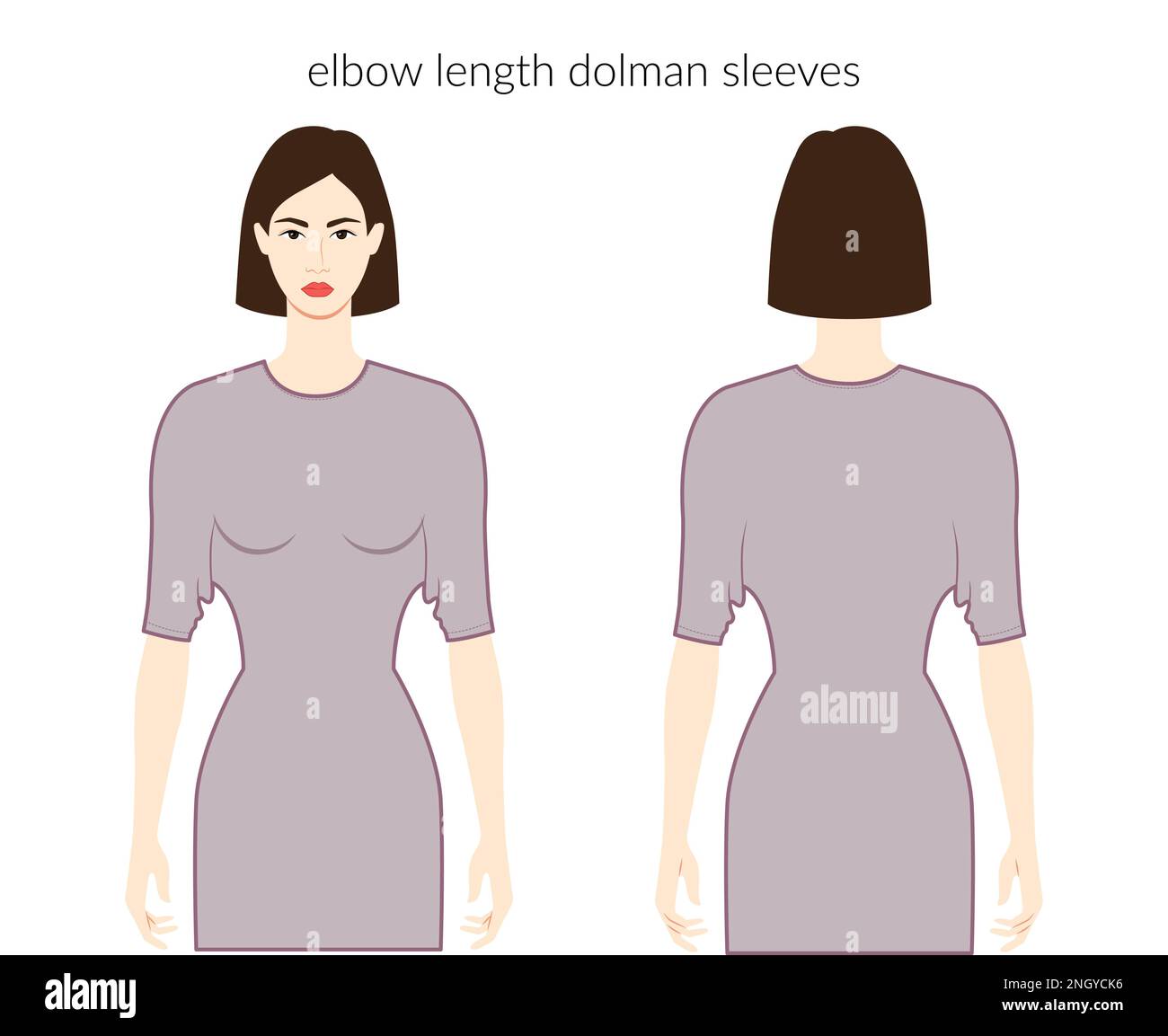 Dolman sleeves elbow length Magyar clothes character beautiful lady in ...