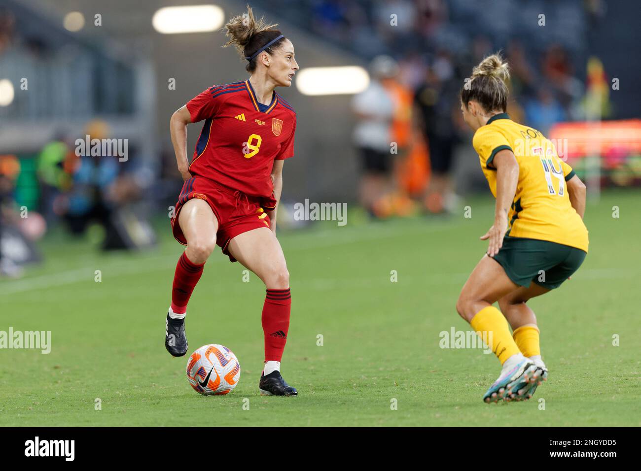 Sydney, Australia. 19th Feb, 2023. Gonzalez Rodriguez of Spain controls ...