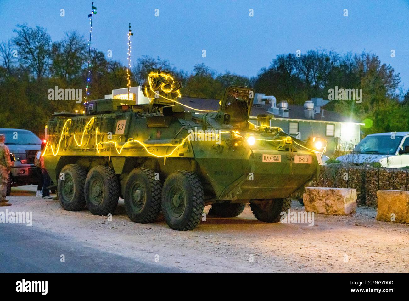 A U.S. Army Stryker team assigned to the 3d Cavalry Regiment decorated ...