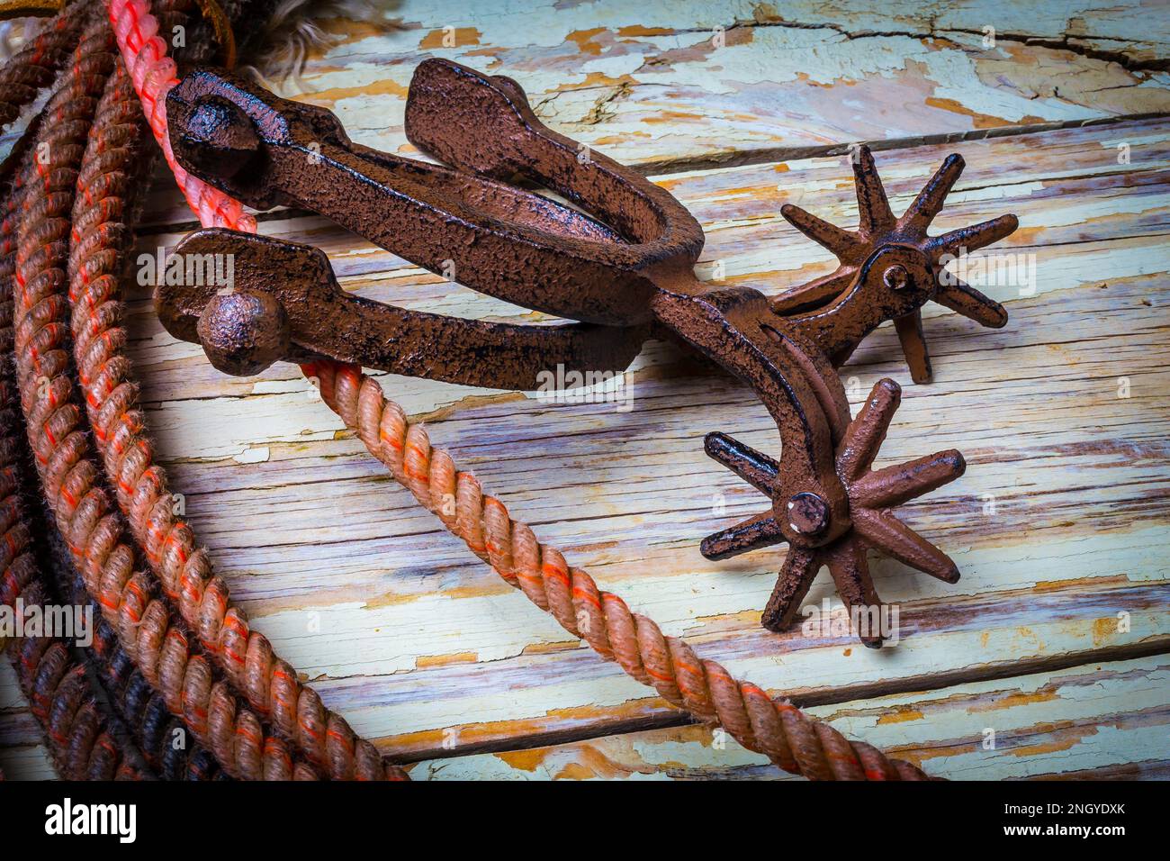 Rusty spurs hi-res stock photography and images - Alamy