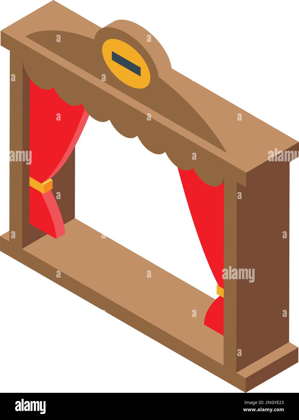 Puppet show children Stock Vector Images - Alamy