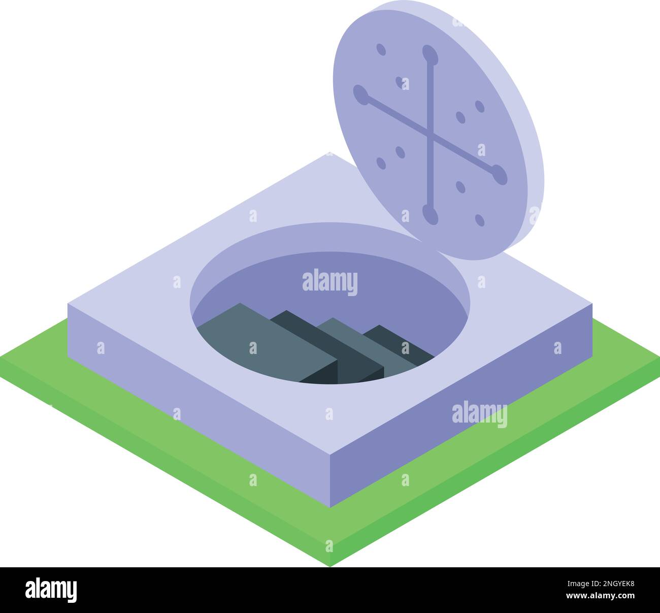Underground bomb shelter icon isometric vector. Nuclear room. Safe ...