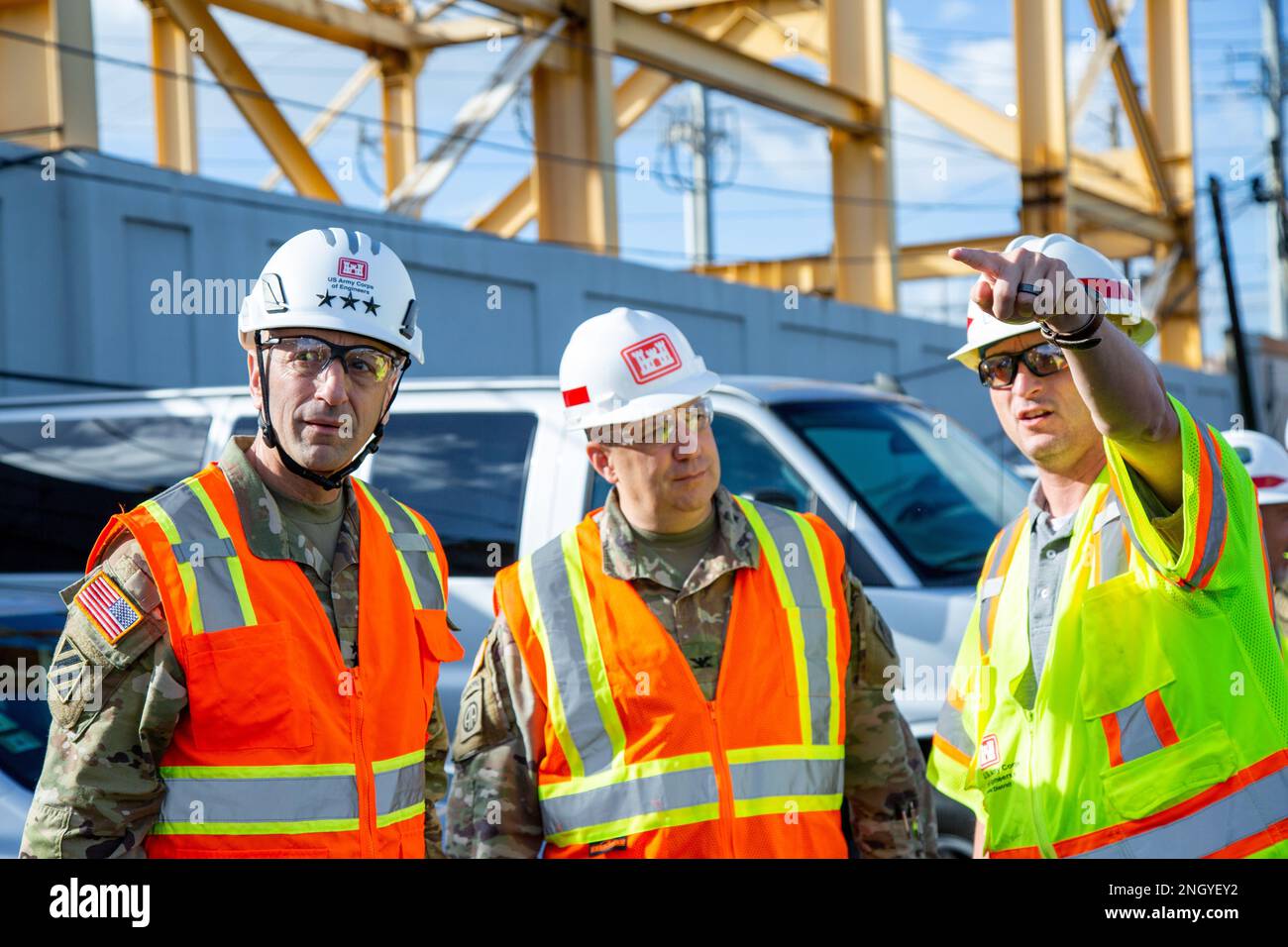 Leaders from the U.S. Army Corps of Engineers, FEMA, Department of ...