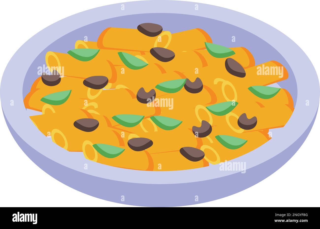 Asian meal icon isometric vector. Family happy. Food cuisine Stock ...