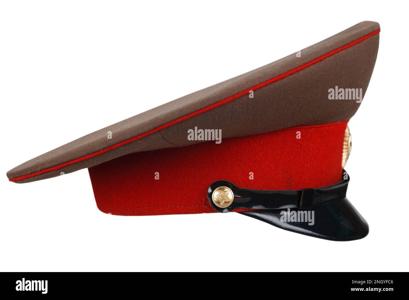 Soviet Army infantry soldiers forage cap isolated on white background ...