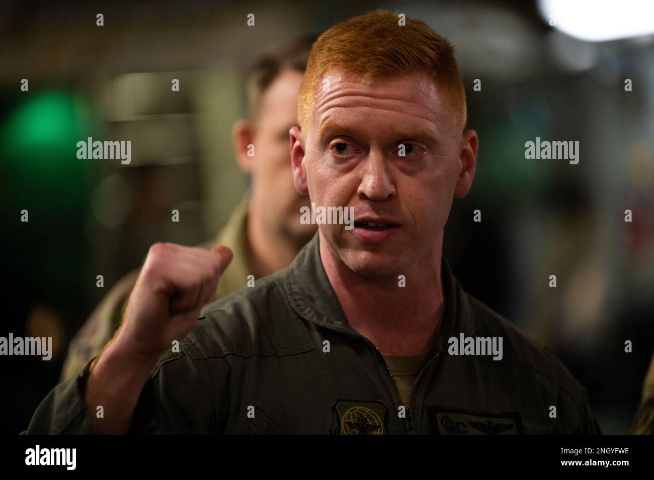 U.S. Air Force Maj. James Jensen, a pilot assigned to the 15th Airlift ...