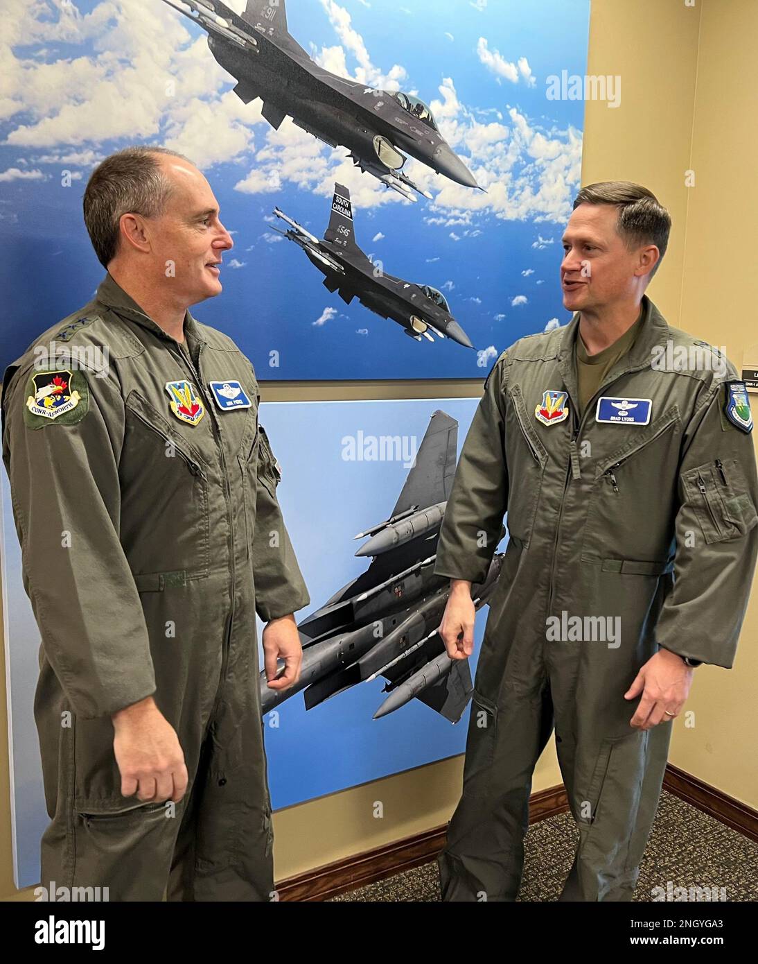 U.S. Air Force Maj. Gen. David Lyons, Air Combat Command director of ...