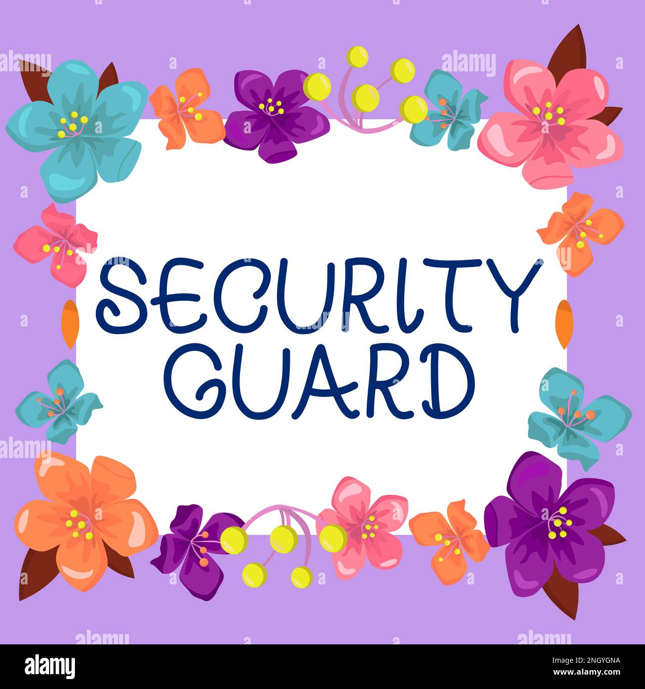 Writing displaying text Security Guard. Word Written on tools used to ... Writing displaying text Security Guard. Word Written on tools used to ...