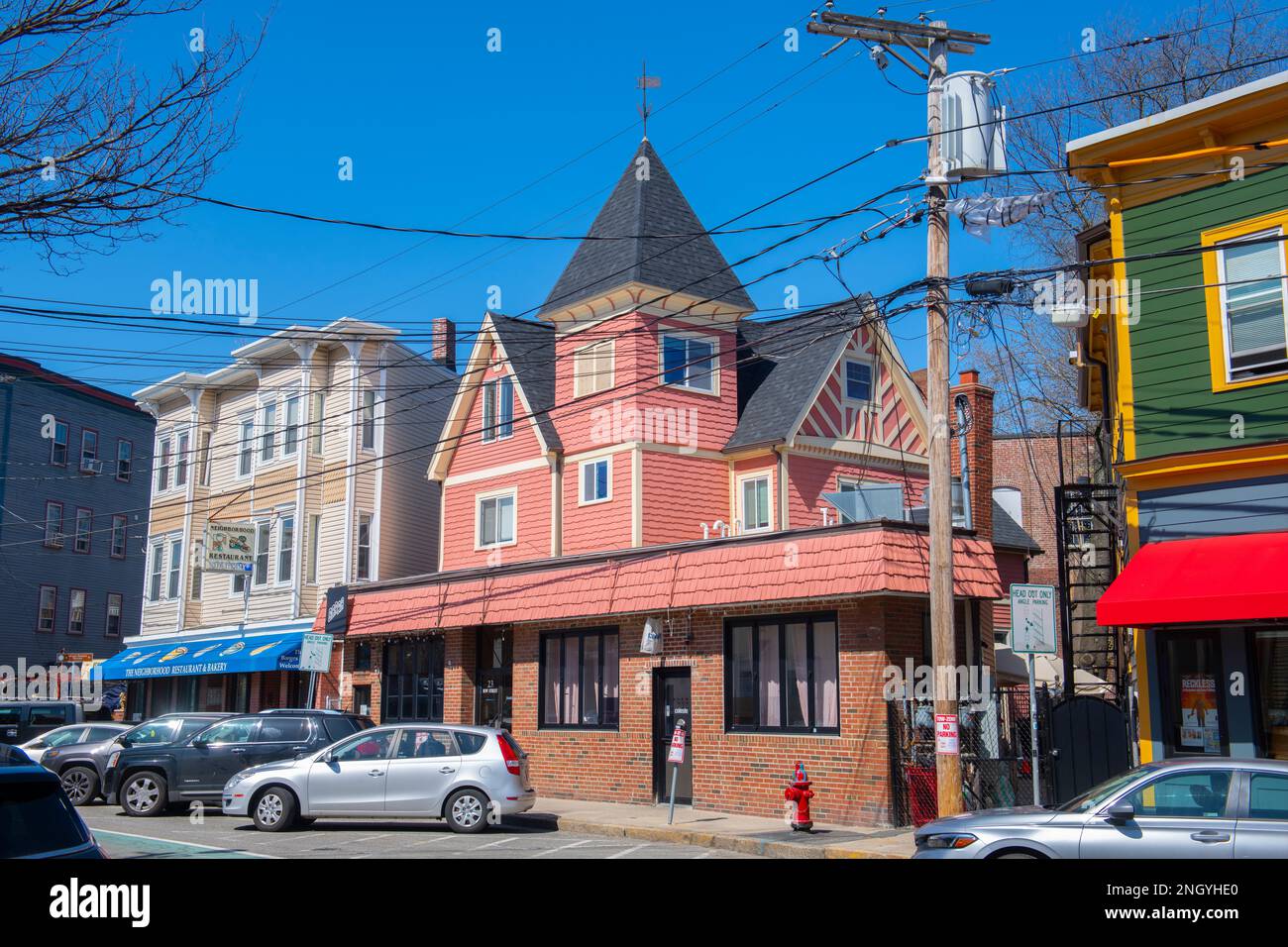 Somerville ma skyline hi-res stock photography and images - Alamy