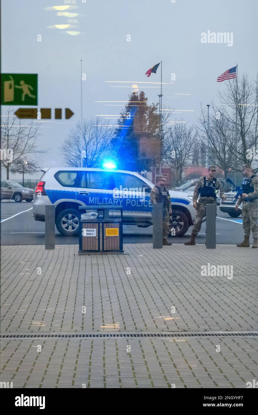 U.S. Army Master Sgt. Patrick Spires, (right) provost noncommissioned ...