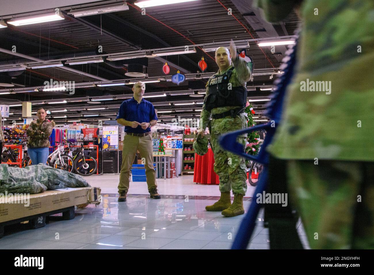 U.S. Army Master Sgt. Patrick Spires, provost noncommissioned officer ...