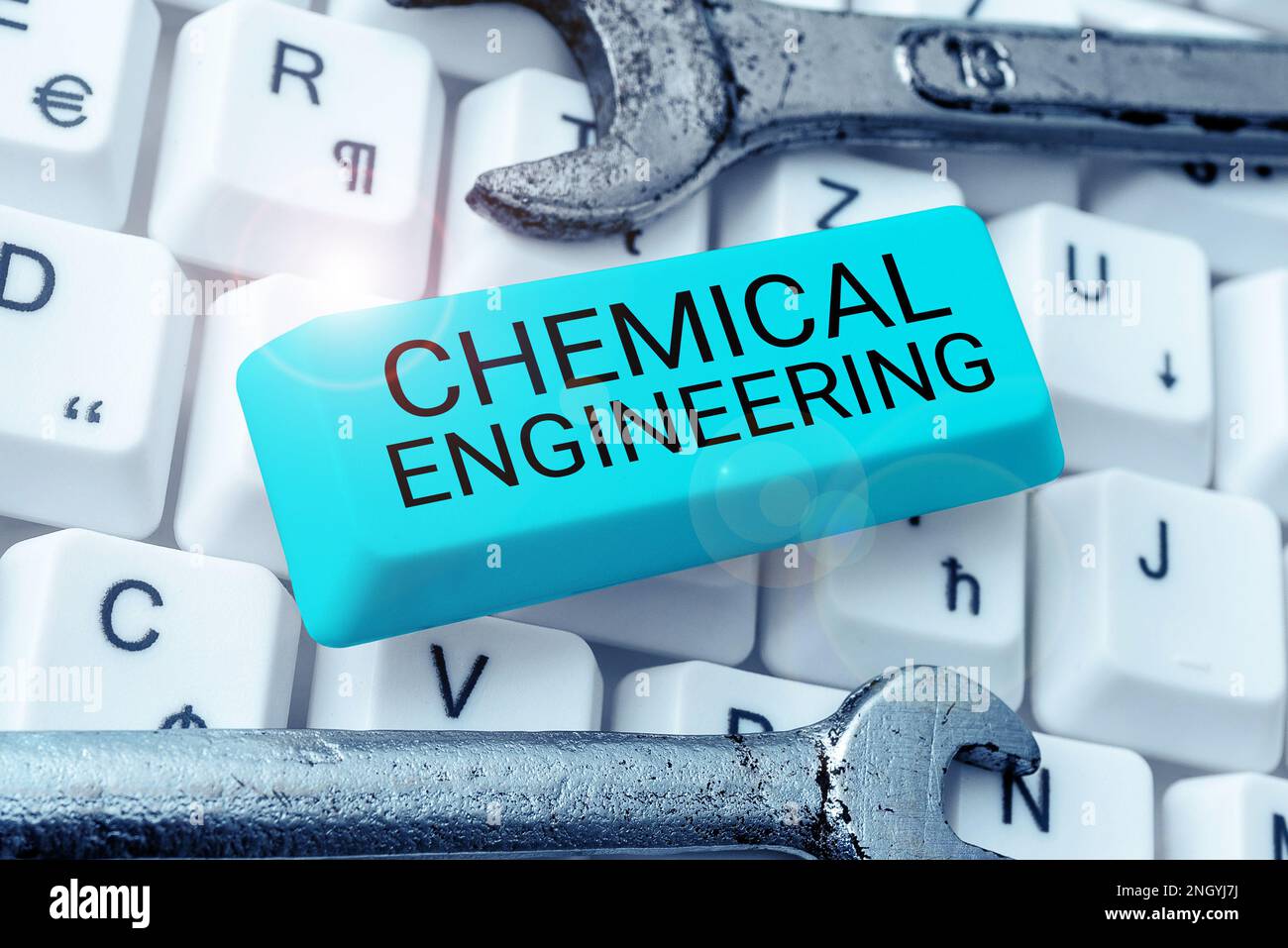 Text showing inspiration Chemical Engineering. Business showcase ...