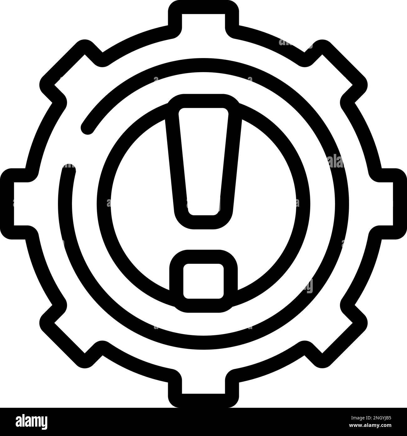 Danger microplastics pollution icon outline vector. Ground food. Ocean ...