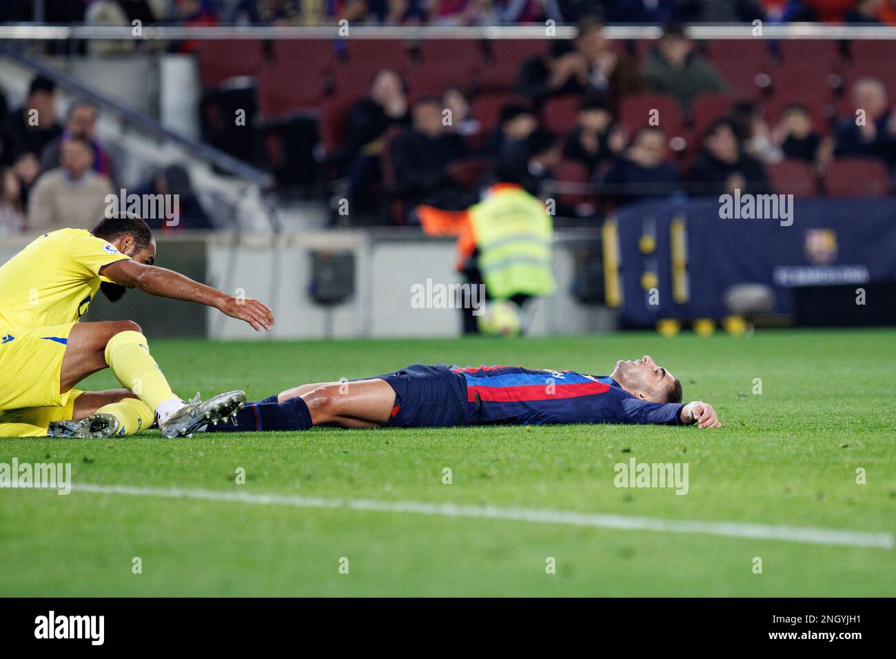 Barcelona, Spain. 19th Feb, 2023. Ferran Torres in action during the ...