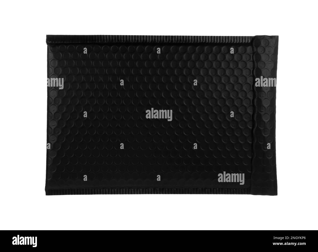 Padded envelope with bubble wrap isolated on white Stock Photo - Alamy