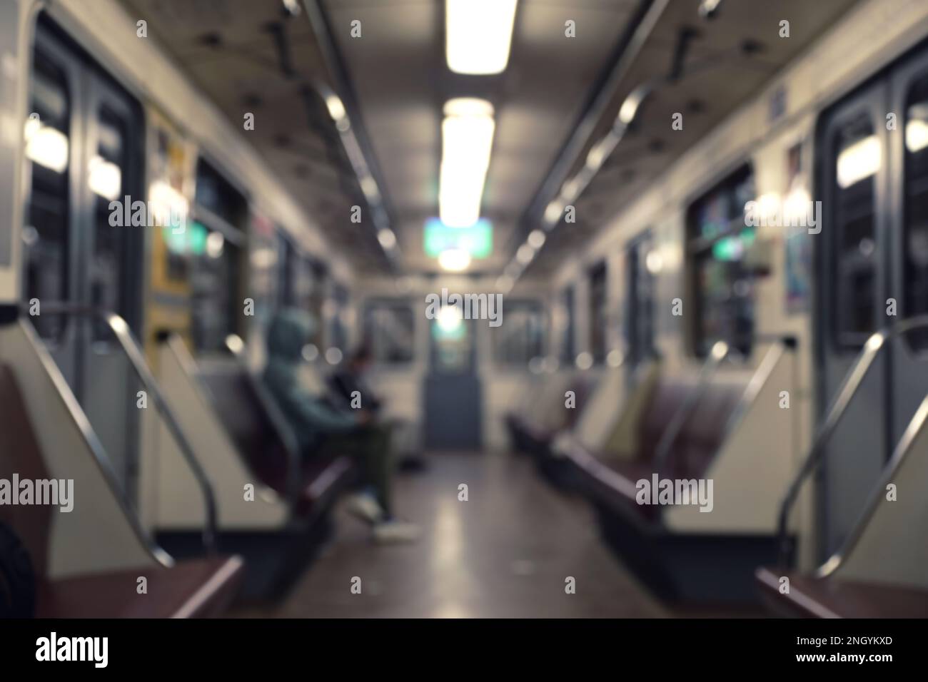 Subway train interior hi-res stock photography and images - Alamy