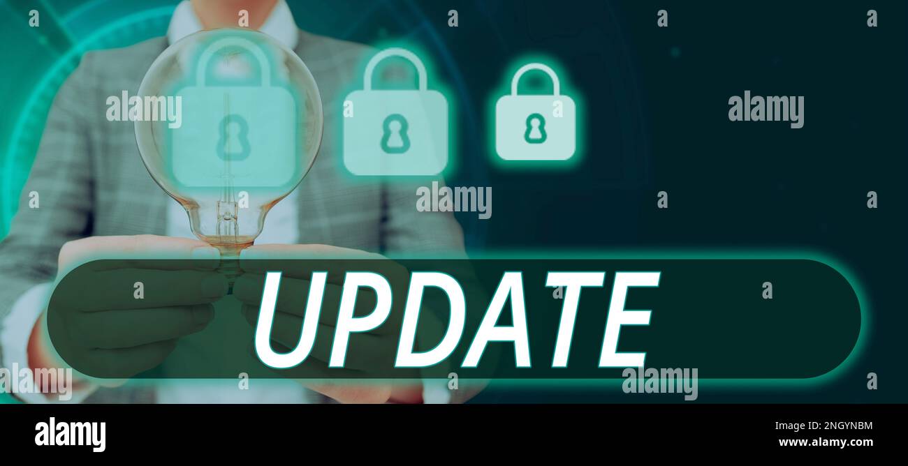 Writing Displaying Text Update Business Idea Up To Date Make Something