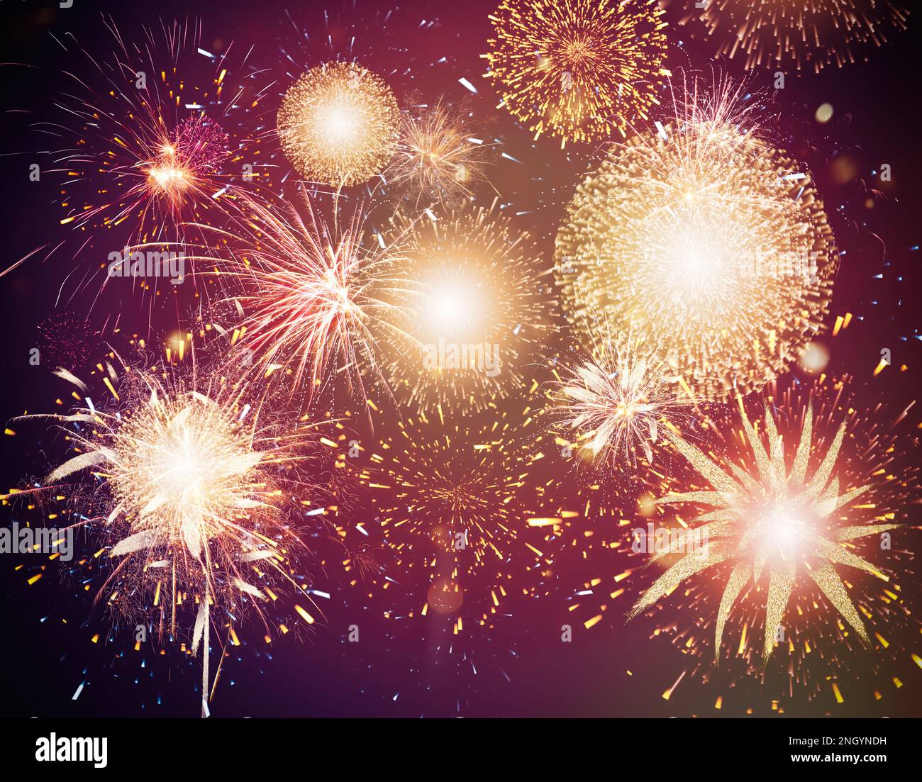 Beautiful night sky stars fireworks hi-res stock photography and images ...
