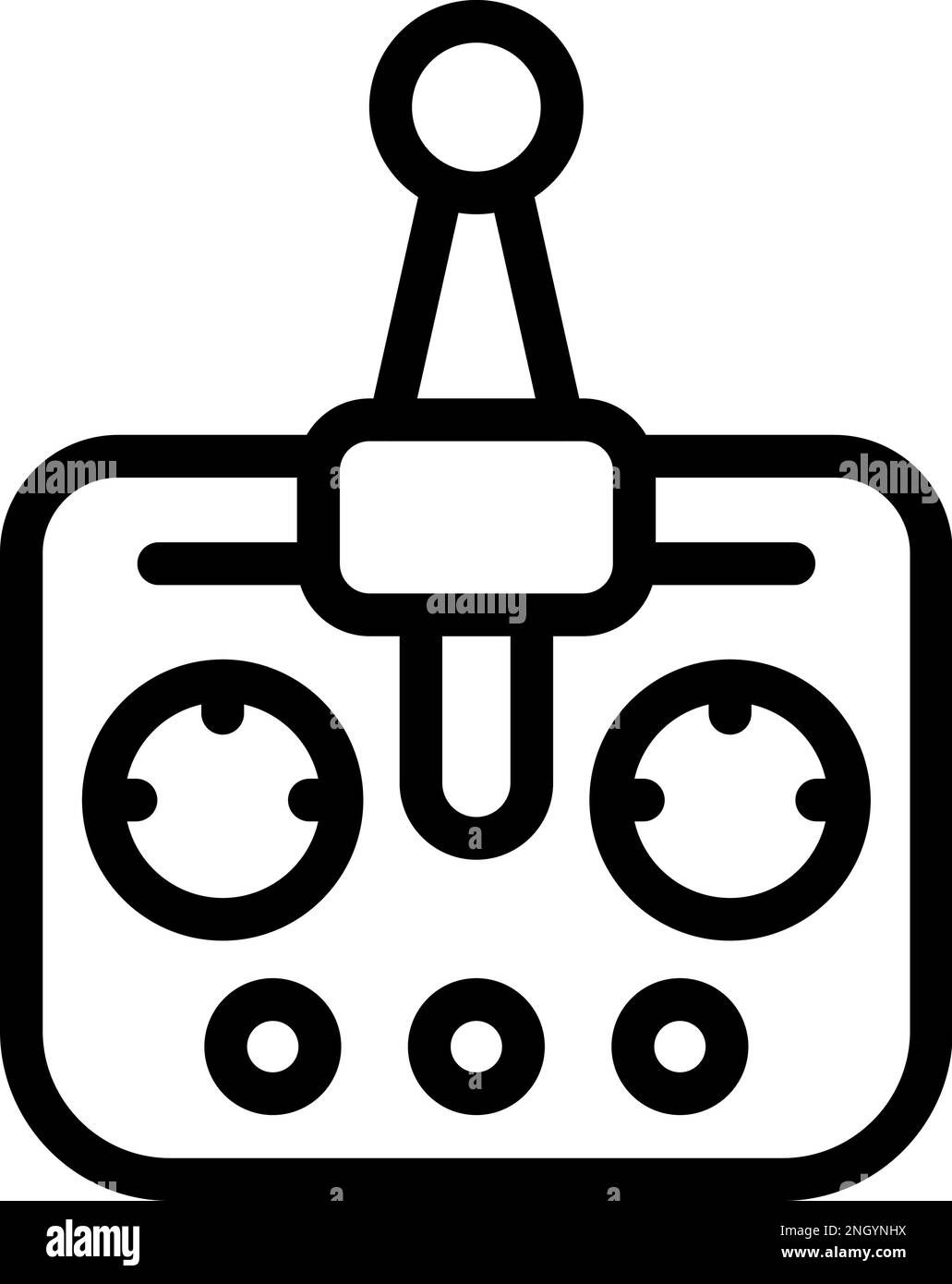 Rc unit icon outline vector. Toy control. Robot child Stock Vector ...