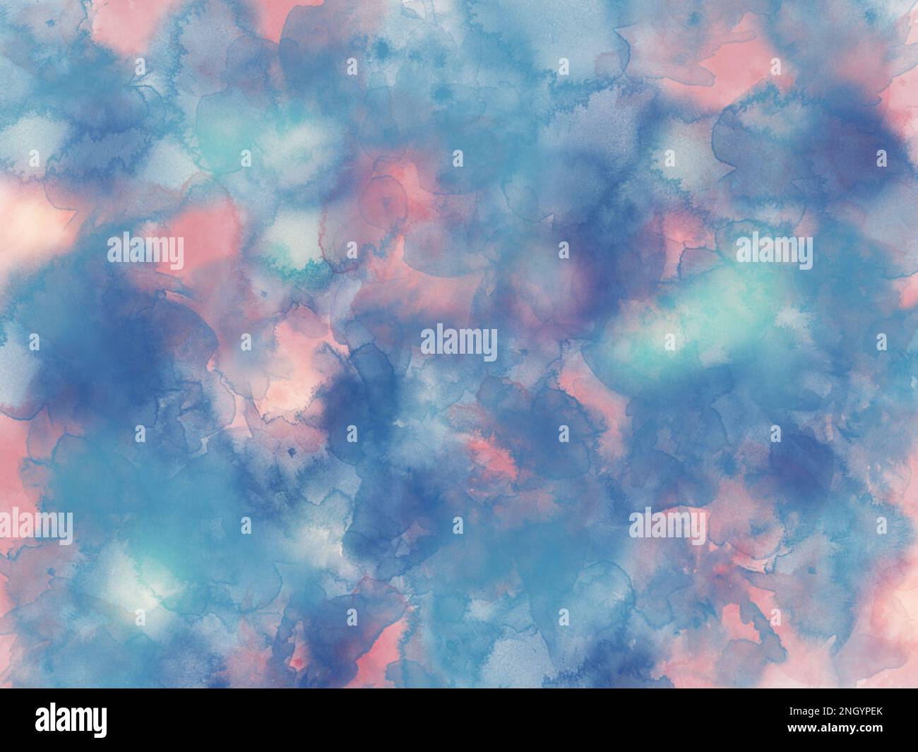 watercolor stains. Color contrast. Violet blue and red. Canvas texture ...