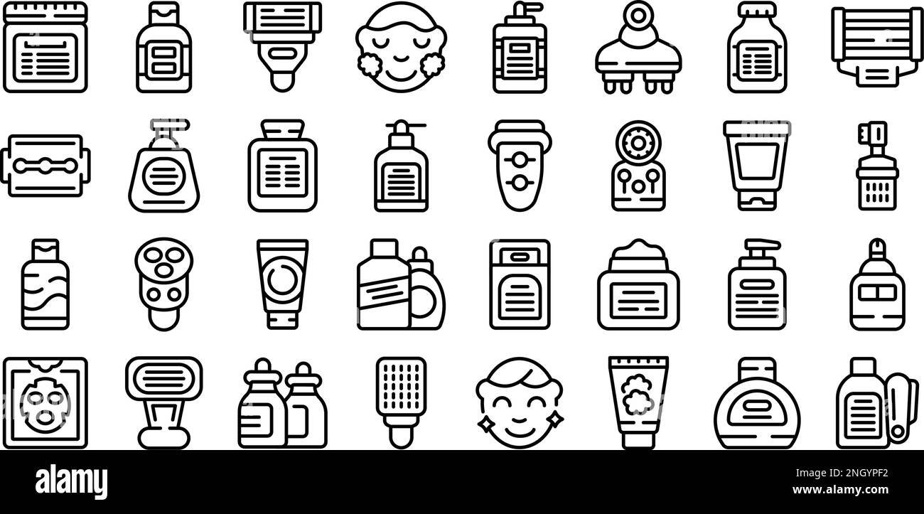 Mens shampoo Stock Vector Images - Alamy