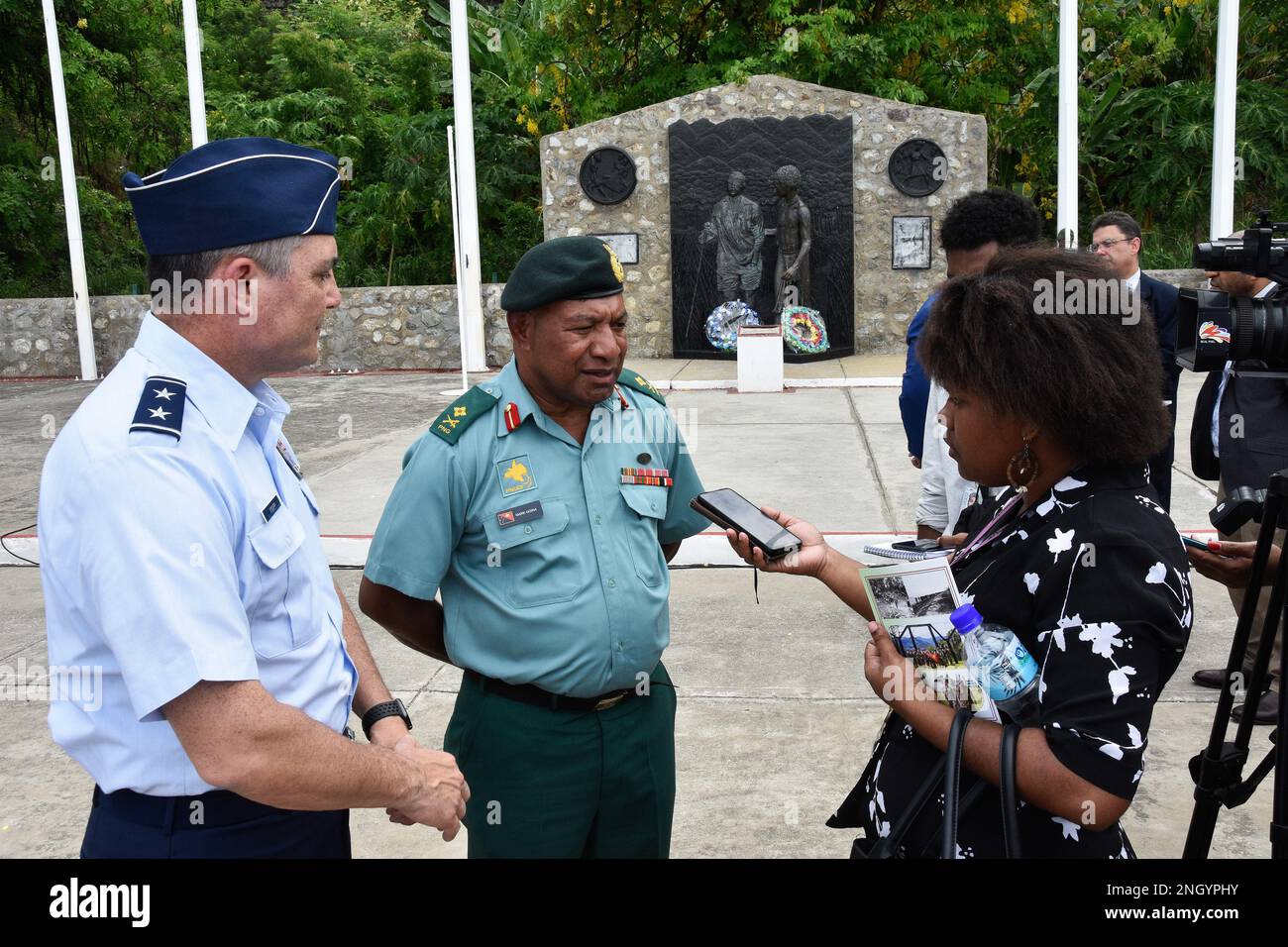 Maj. Gen. Mark Goina, chief of the Papua New Guinea Defence Force ...