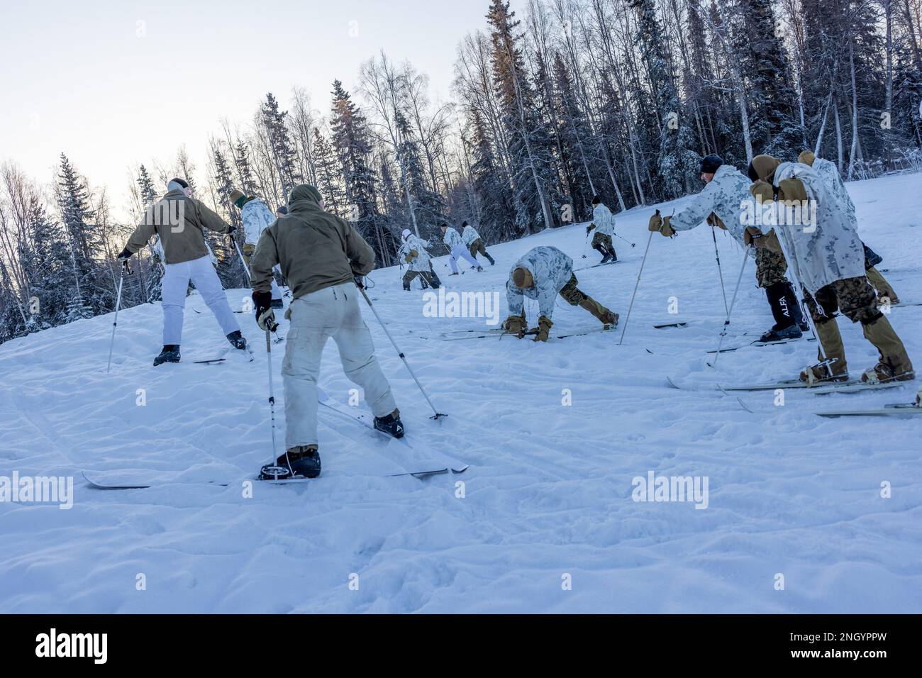 U.S. Marines with 2d Reconnaissance Battalion, 2d Marine Division ...