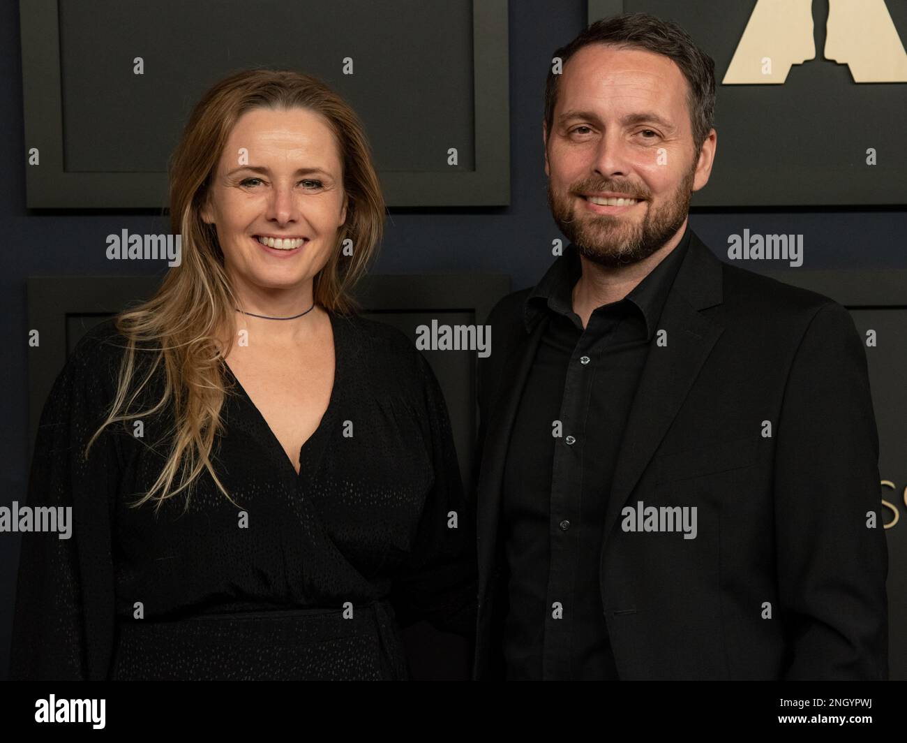 February 13, 2023, Beverly Hills, California, USA: Monica Hellstrom and ...