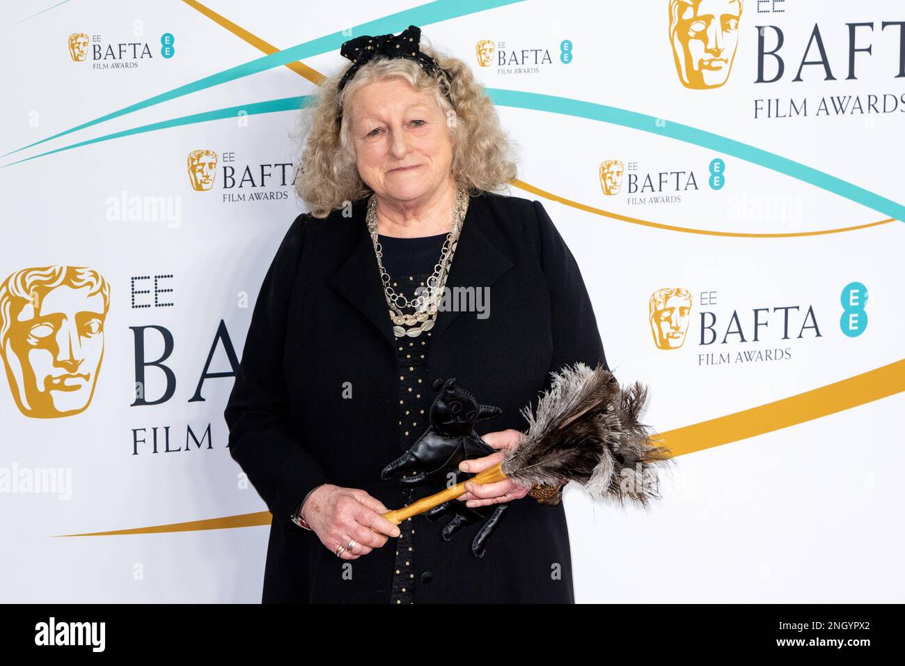 London, UK. 19th Feb, 2023. Jenny Beavan during the red carpet of the ...