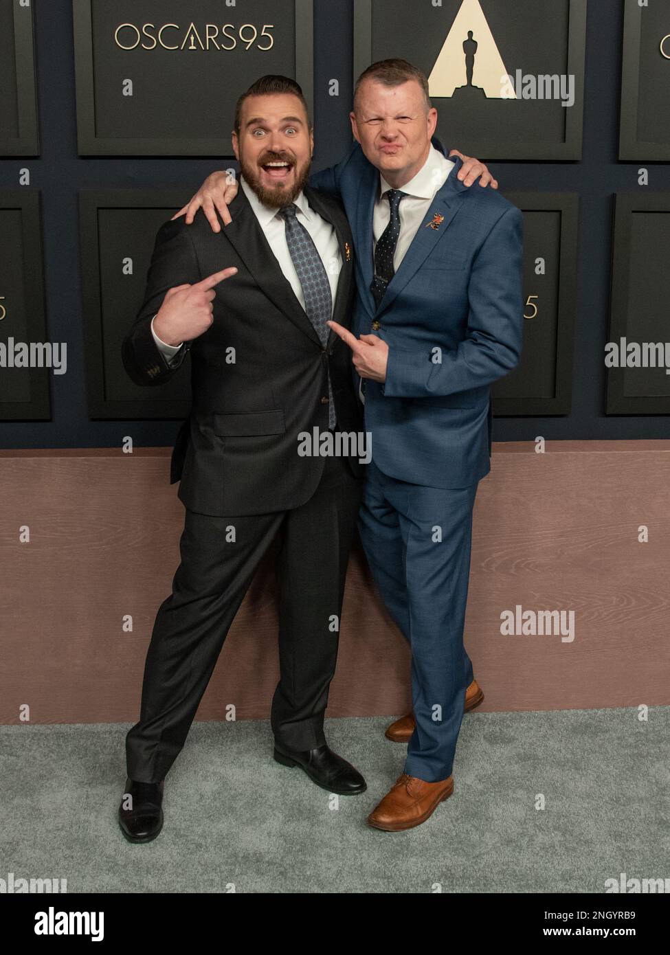 February 13, 2023, Beverly Hills, California, USA: Joel Crawford and ...