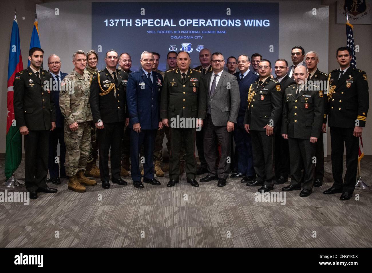 Members of the Oklahoma National Guard and the Azerbaijan Army join ...