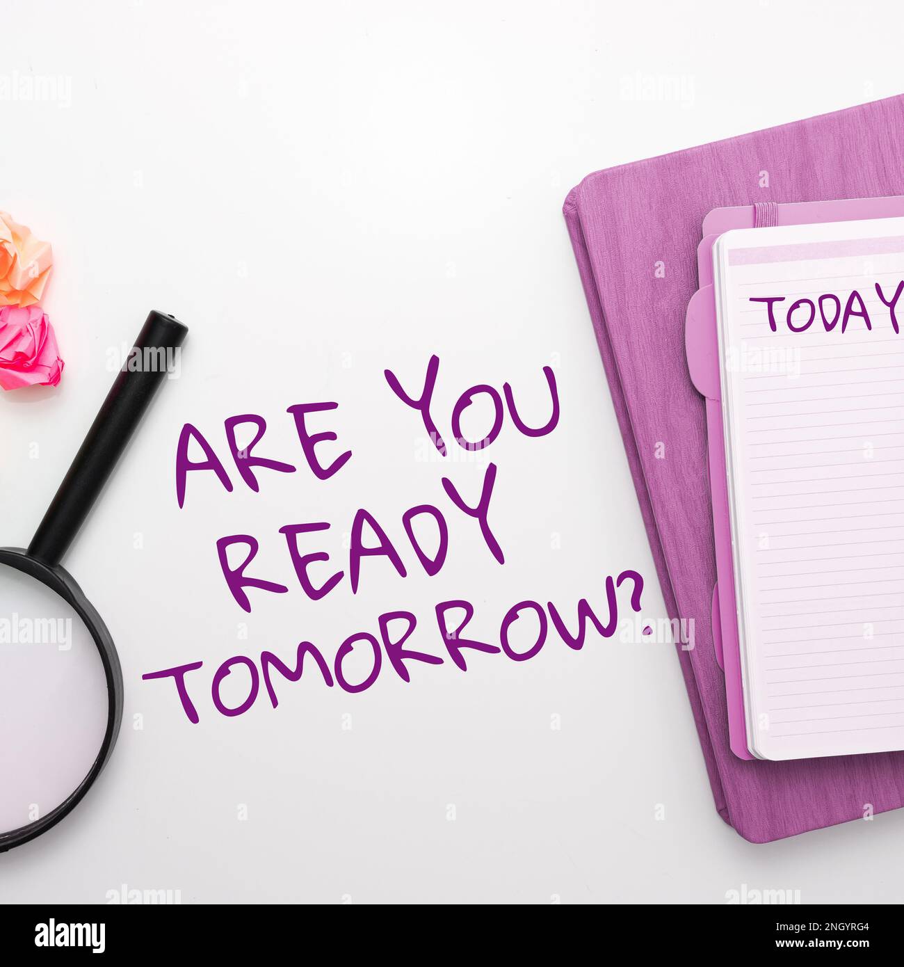 Conceptual display Are You Ready Tomorrow. Business showcase ... Conceptual display Are You Ready Tomorrow. Business showcase ...