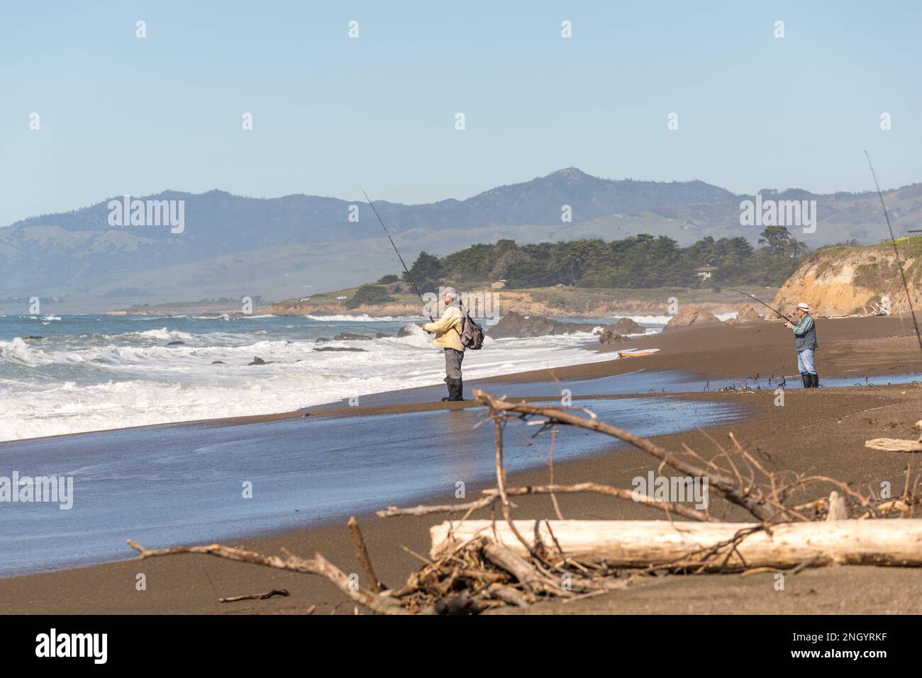 Moonstone Beach. Cambria, California, USA Stock Photo - Alamy