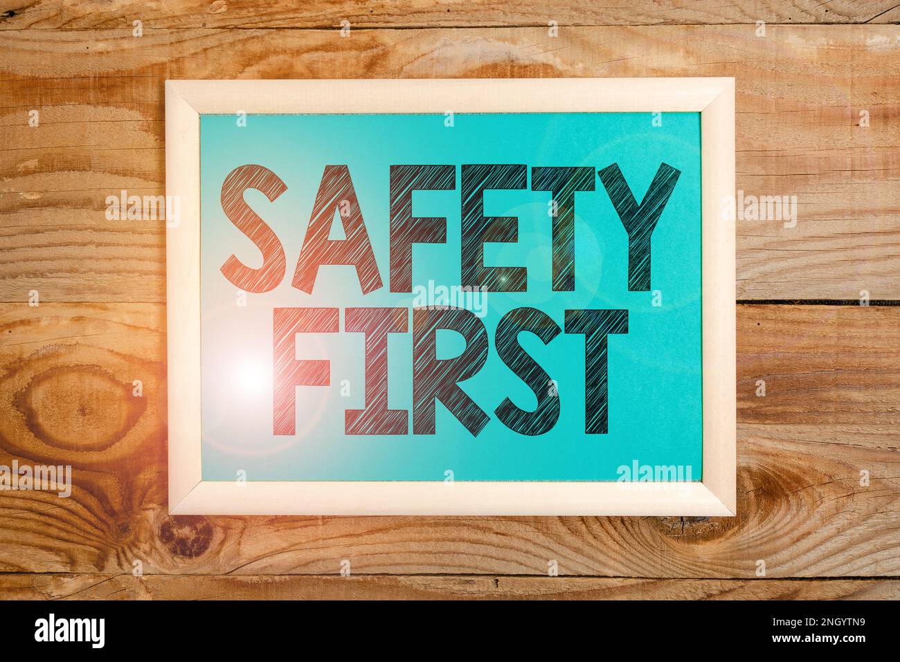 Handwriting text Safety First. Business concept Avoid any unnecessary ...