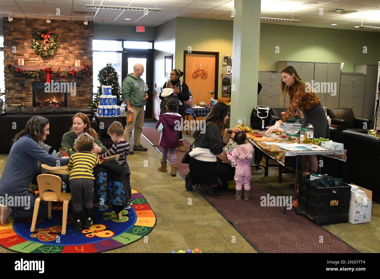Community members enjoy a variety of activities inside the Fort Drum ...