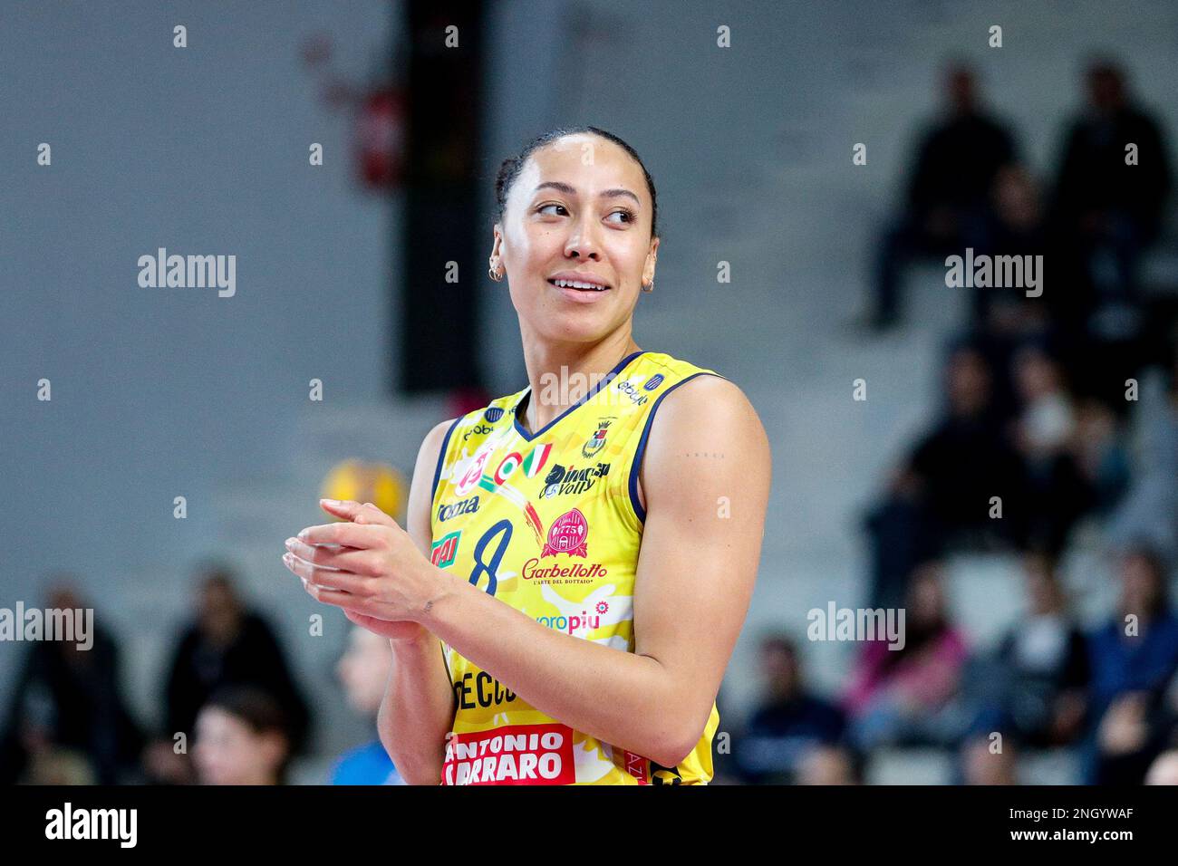 Pala Radi, Casalmaggiore (CR), Italy, February 19, 2023, Alexa Lea Gray ...
