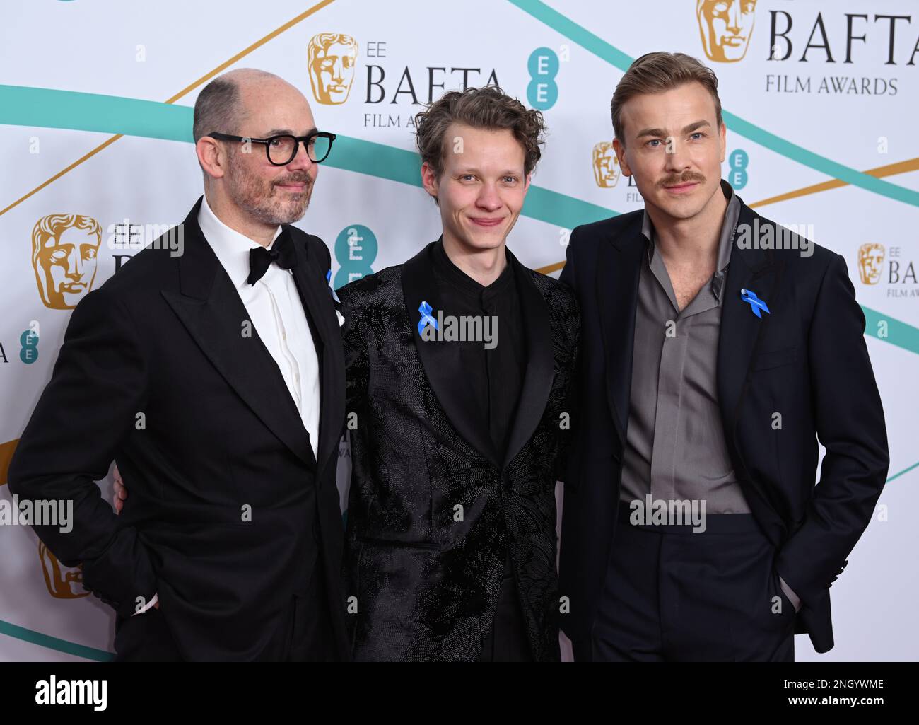 February 19th, 2023, London, UK. Felix Kammerer and Albrecht Schuch ...