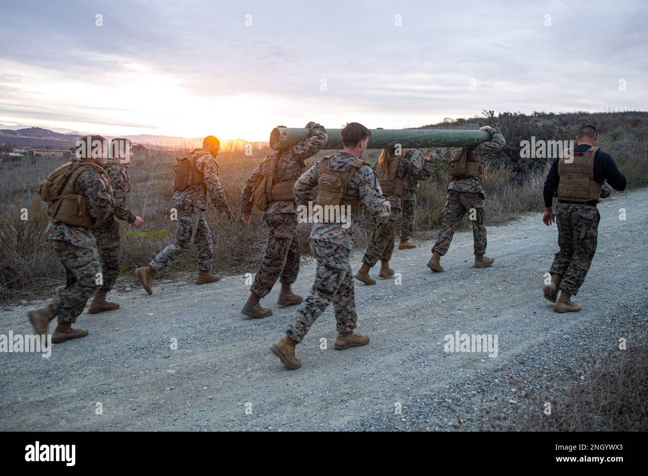 U.S. Marines with I Marine Expeditionary Force Information Group, run ...